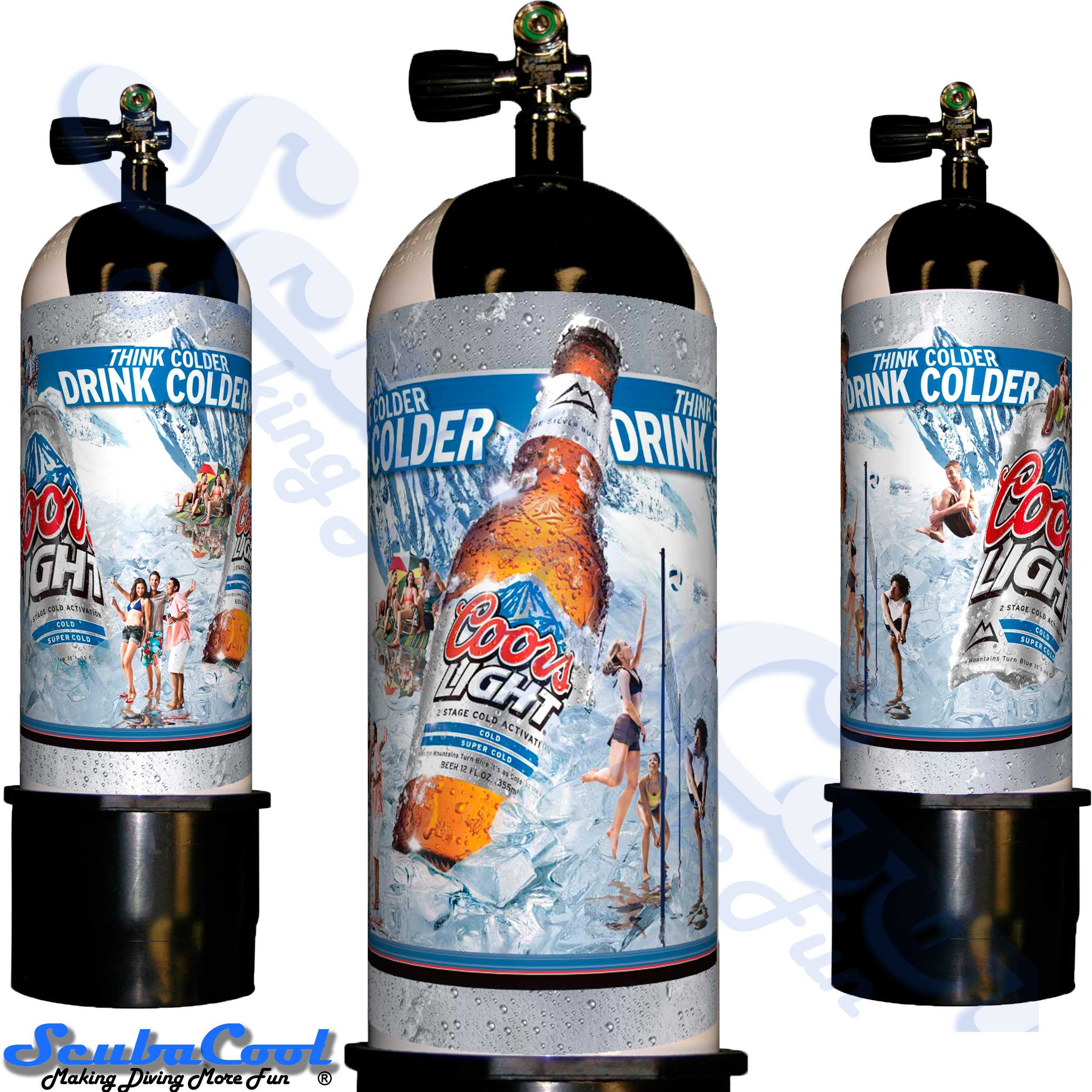 2723 Scubacool Scuba Dive Gas Cylinder Tank Cover NOT neoprene - ScubaCool